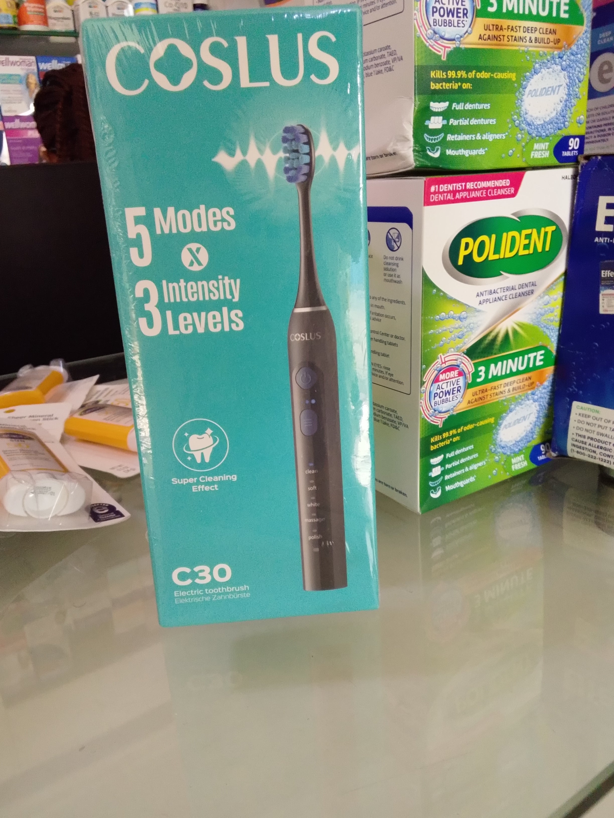 COSLUS ELECTRIC TOOTHBRUSH – VAFY PHARMACY & MART